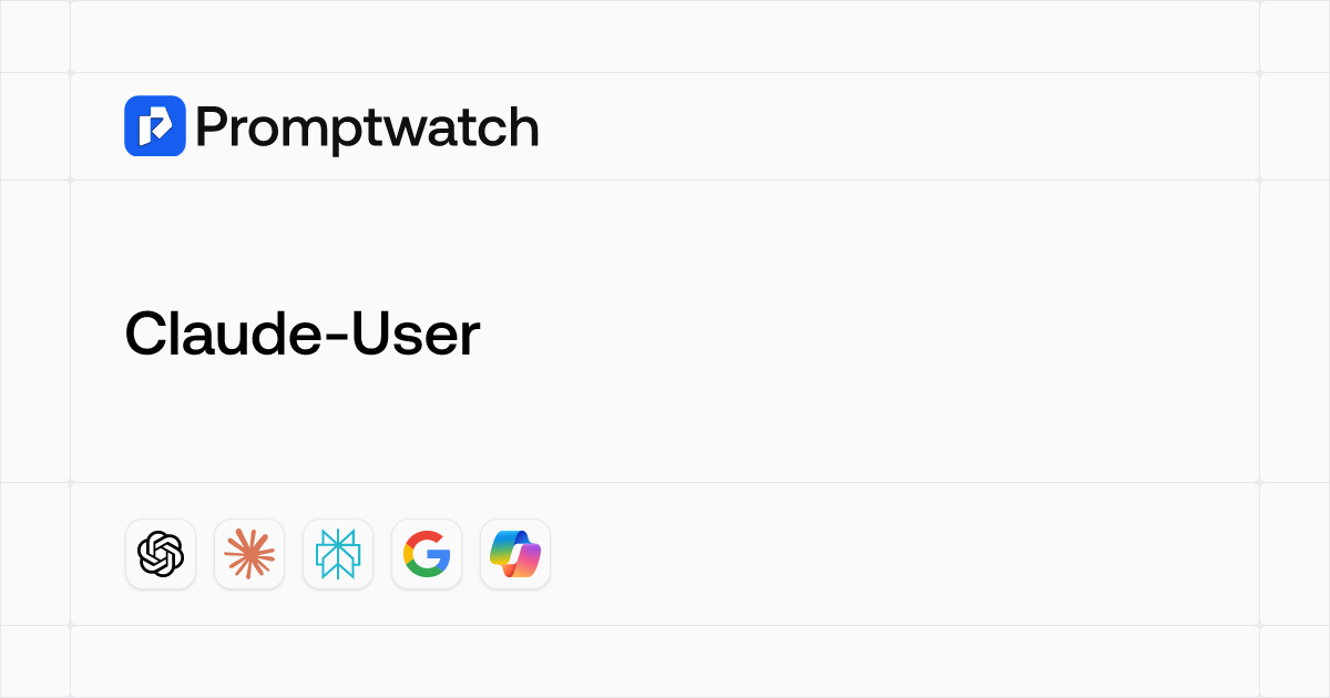 Claude-User - What It Is & How to Handle It | Promptwatch